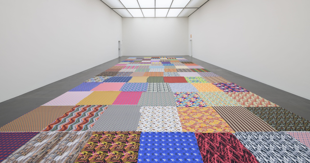 Polly Apfelbaum: Sampling a Sampler Sampling | Frith Street Gallery